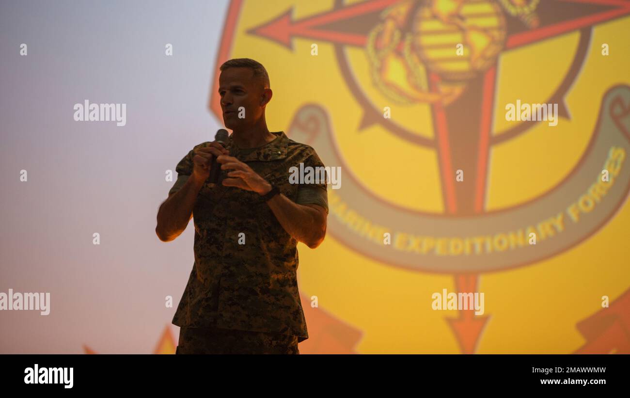 U.S. Marine Corps Brig. Gen. Andrew M. Niebel, commanding general of ...