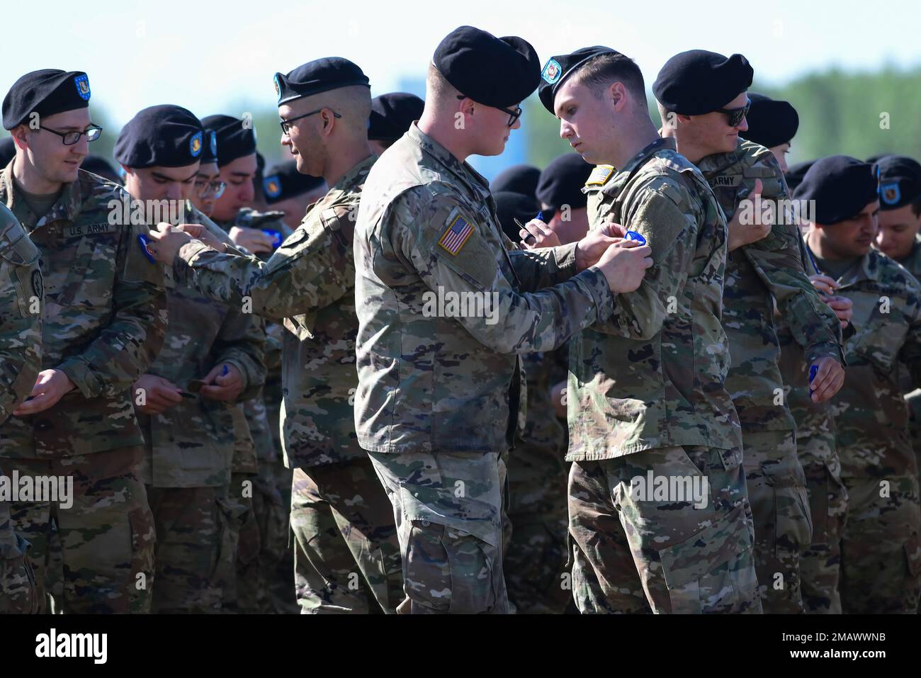 Soldiers of the new 1st Brigade Combat Team, 11th Airborne Division ...