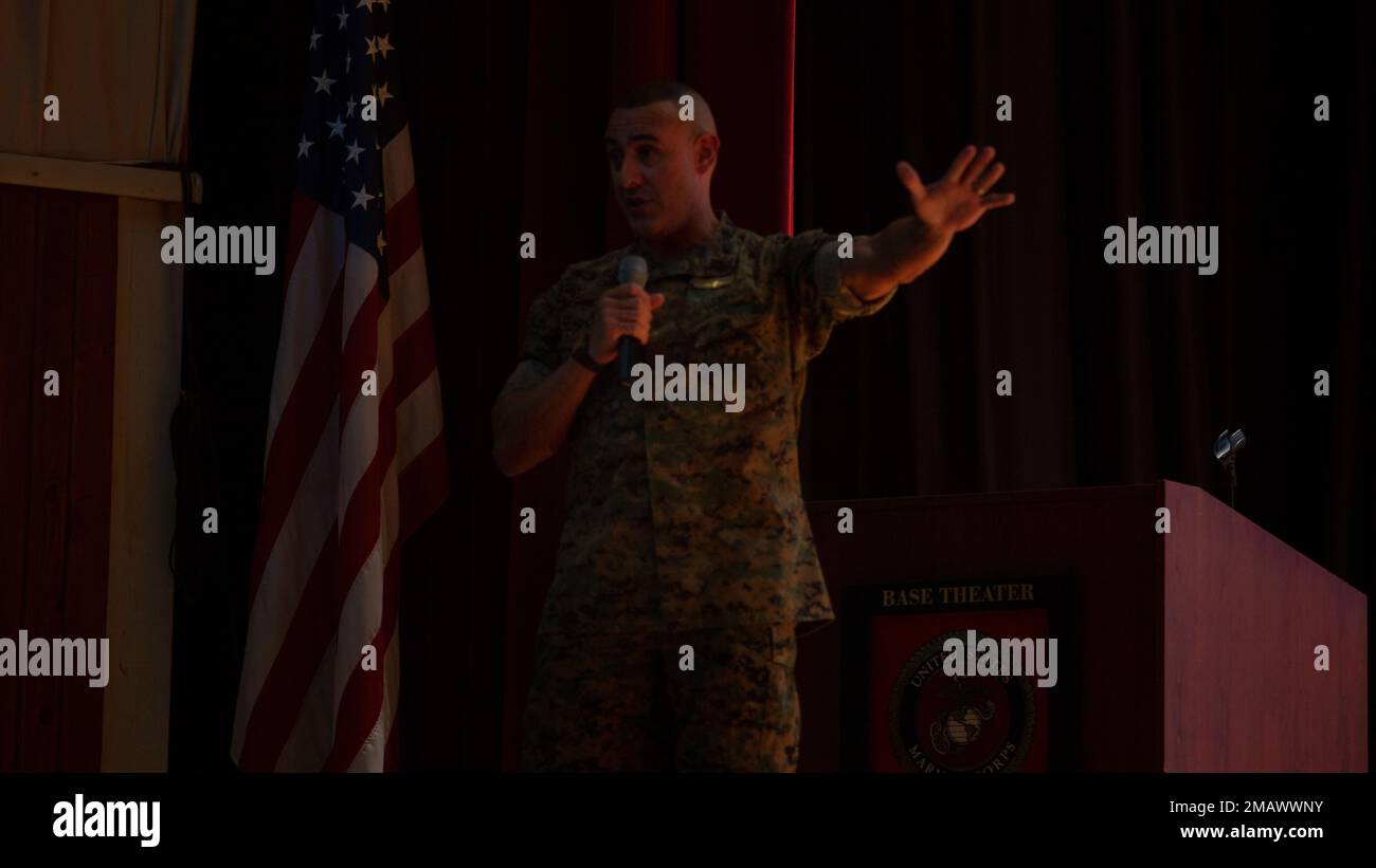 U.S. Marine Corps Sgt. Maj. Robert M. Tellez, sergeant major of Marine ...