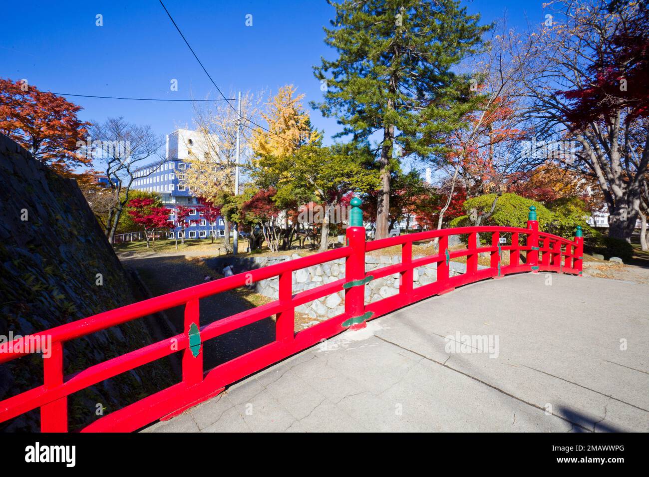 Autumn in Iwate park, Morioka city, Iwate, Japan Stock Photo - Alamy