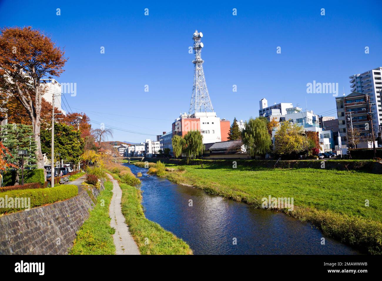 Townscape of Morioka, Iwate prefecture, Tohoku, Japan Stock Photo - Alamy
