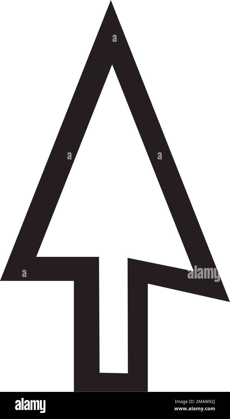 cursor logo stock vektor template Stock Vector Image & Art - Alamy