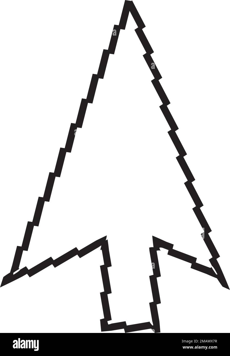 cursor logo stock vektor template Stock Vector Image & Art - Alamy