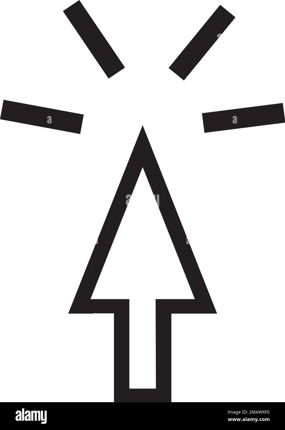 cursor logo stock vektor template Stock Vector Image & Art - Alamy