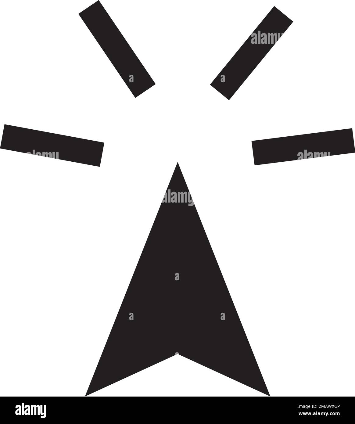 cursor logo stock vektor template Stock Vector Image & Art - Alamy