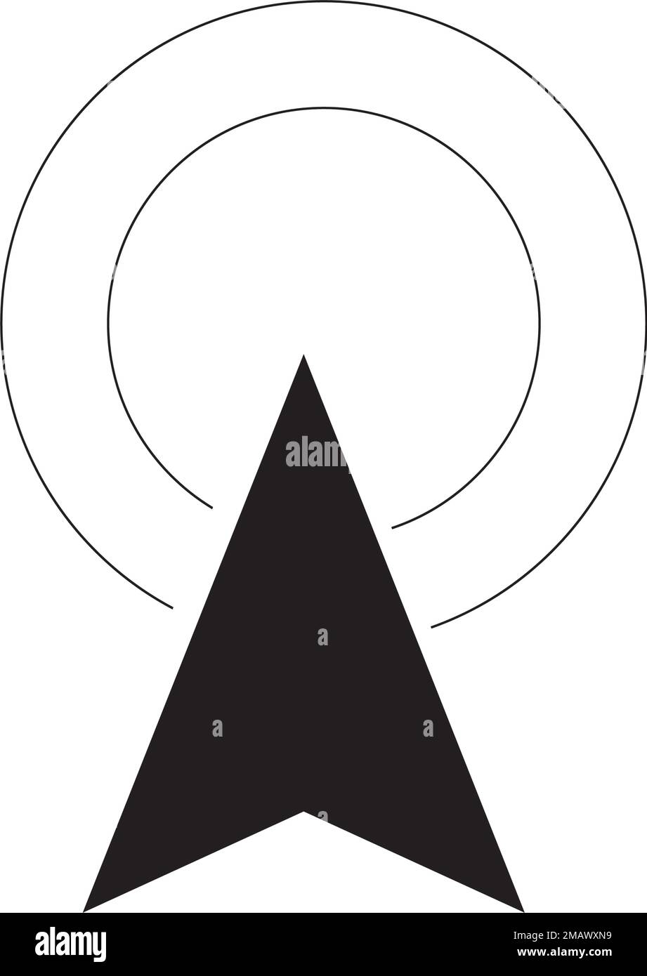 cursor logo stock vektor template Stock Vector Image & Art - Alamy