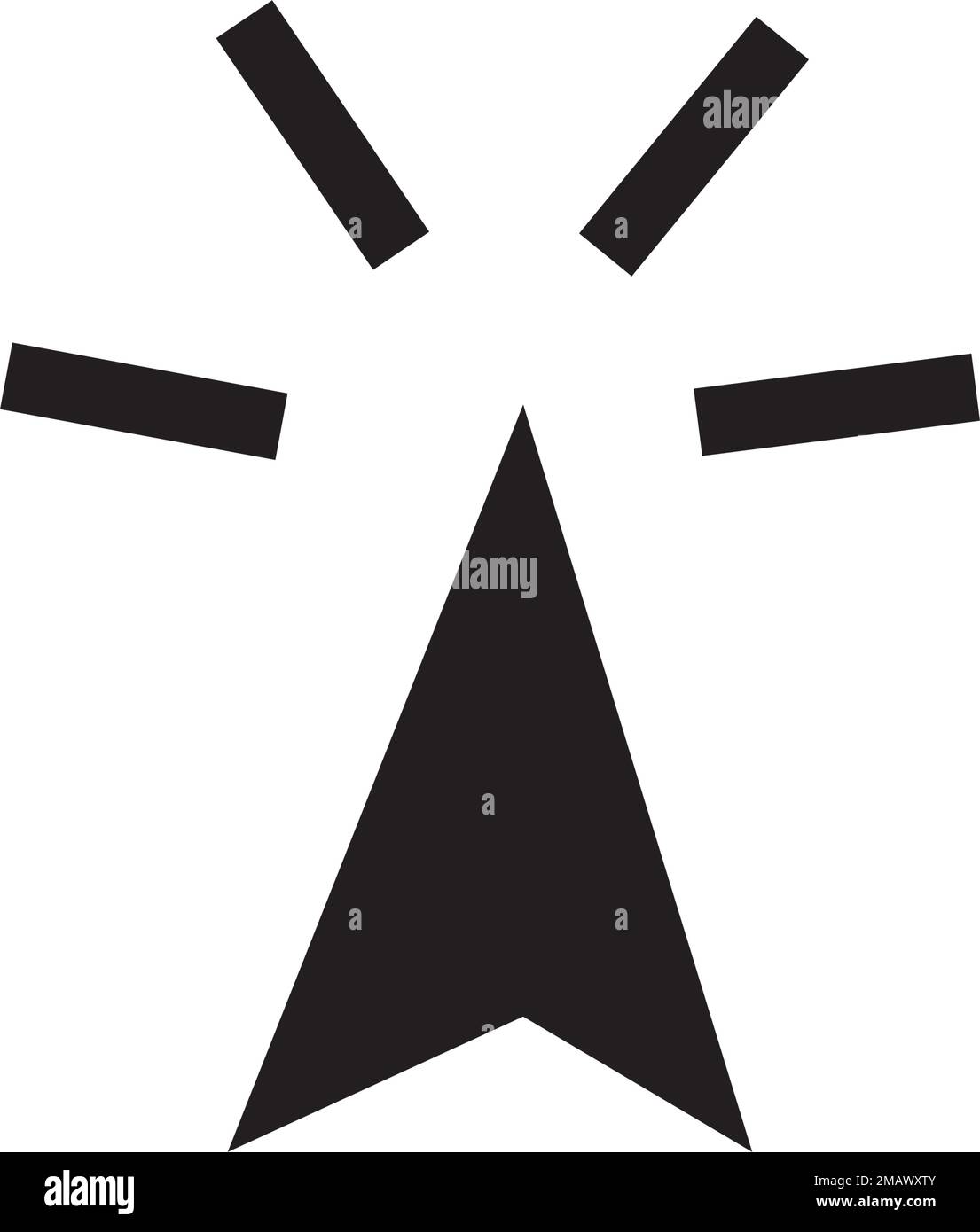 cursor logo stock vektor template Stock Vector Image & Art - Alamy