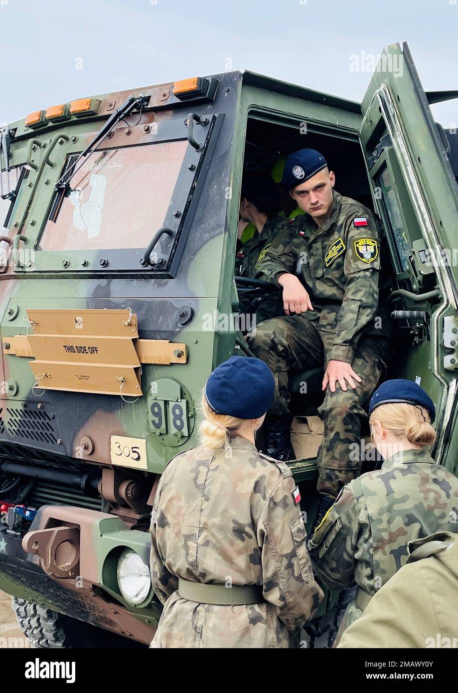 Polish high school students from the Stanislaw Mikolajczyk Economic and ...