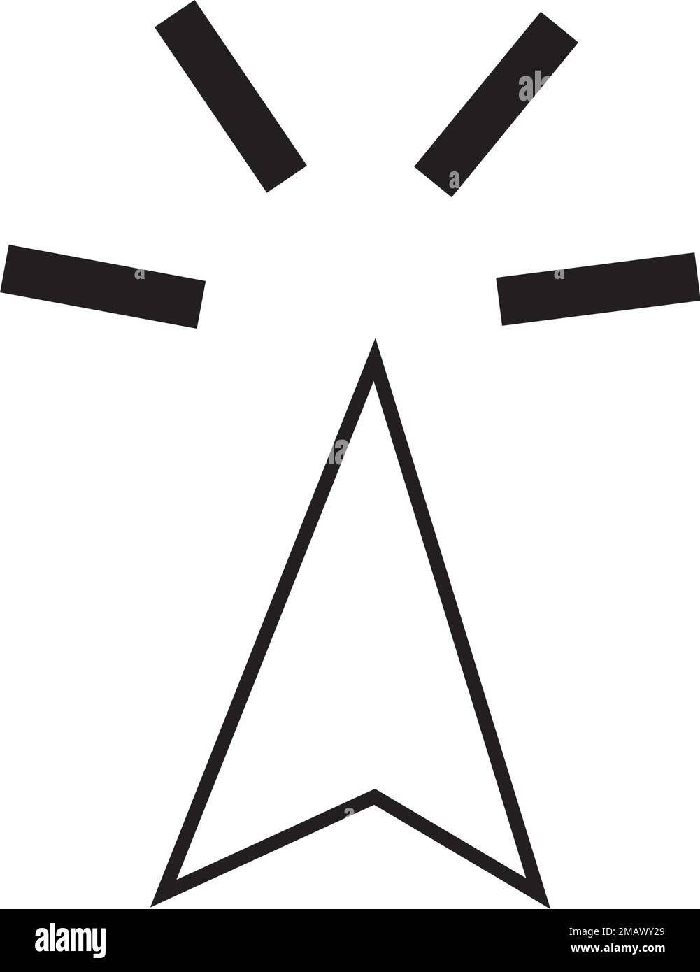 cursor logo stock vektor template Stock Vector Image & Art - Alamy