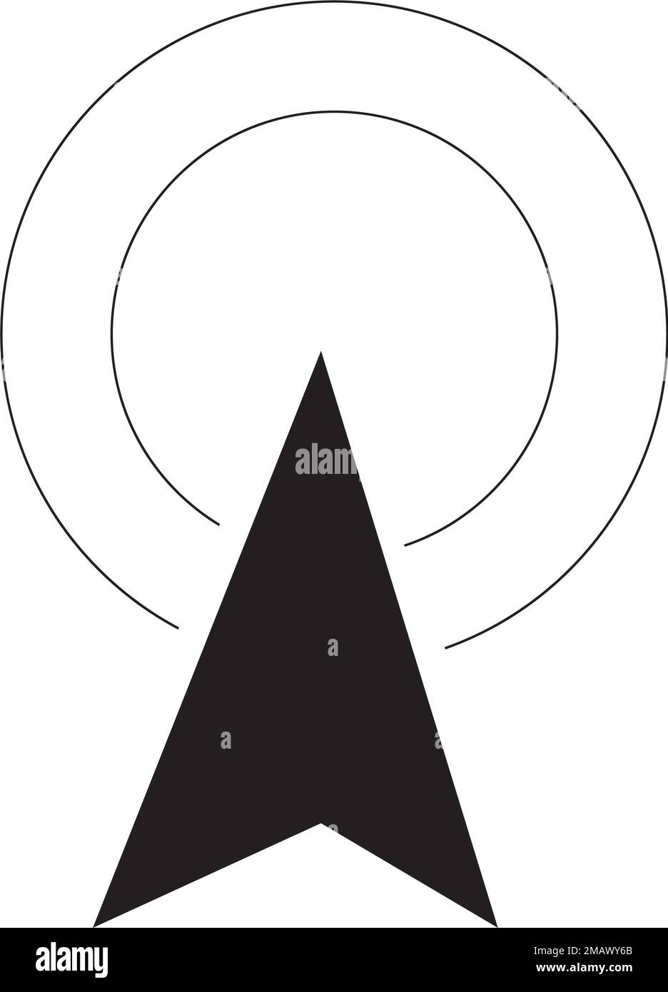 cursor logo stock vektor template Stock Vector Image & Art - Alamy