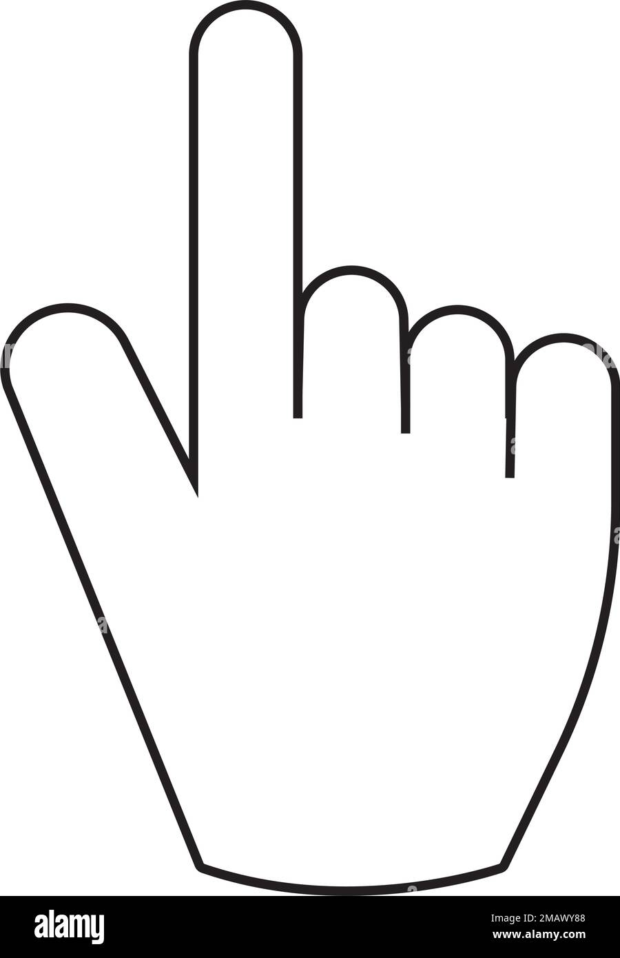 Cursor symbol vektor hi-res stock photography and images - Alamy