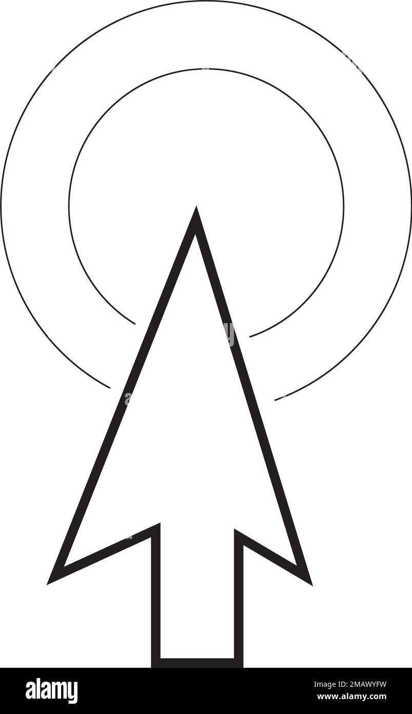 cursor logo stock vektor template Stock Vector Image & Art - Alamy