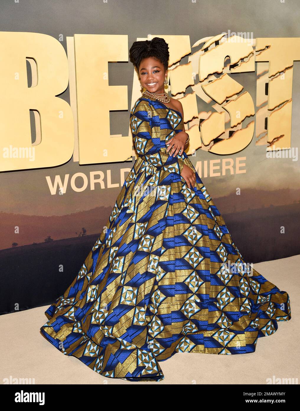 Actor Leah Jeffries attends the world premiere of "Beast" at the Museum ...