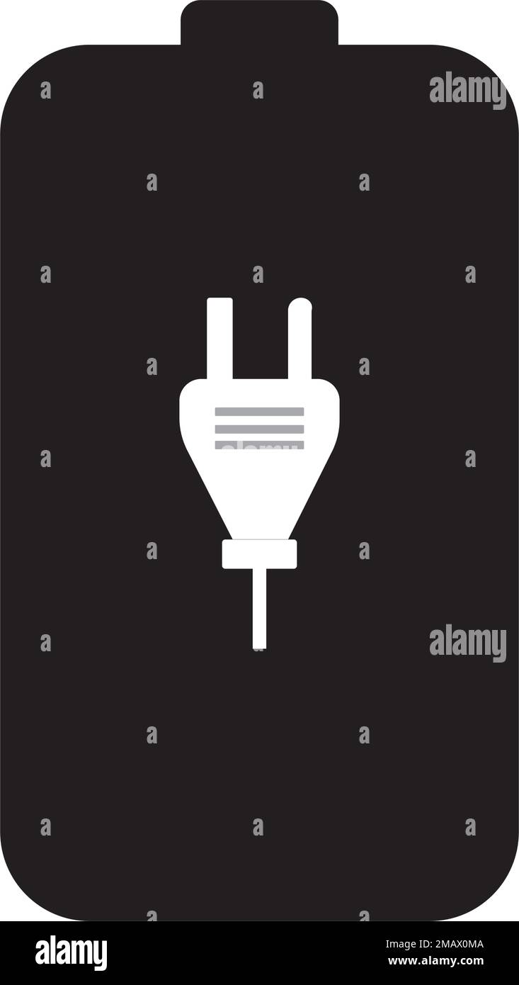 battery icon logo vektor template Stock Vector Image & Art - Alamy