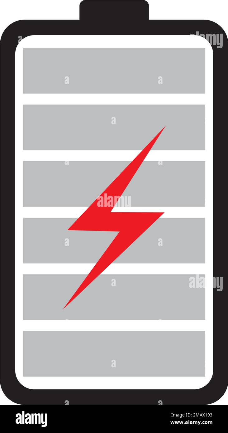 battery icon logo vektor template Stock Vector Image & Art - Alamy