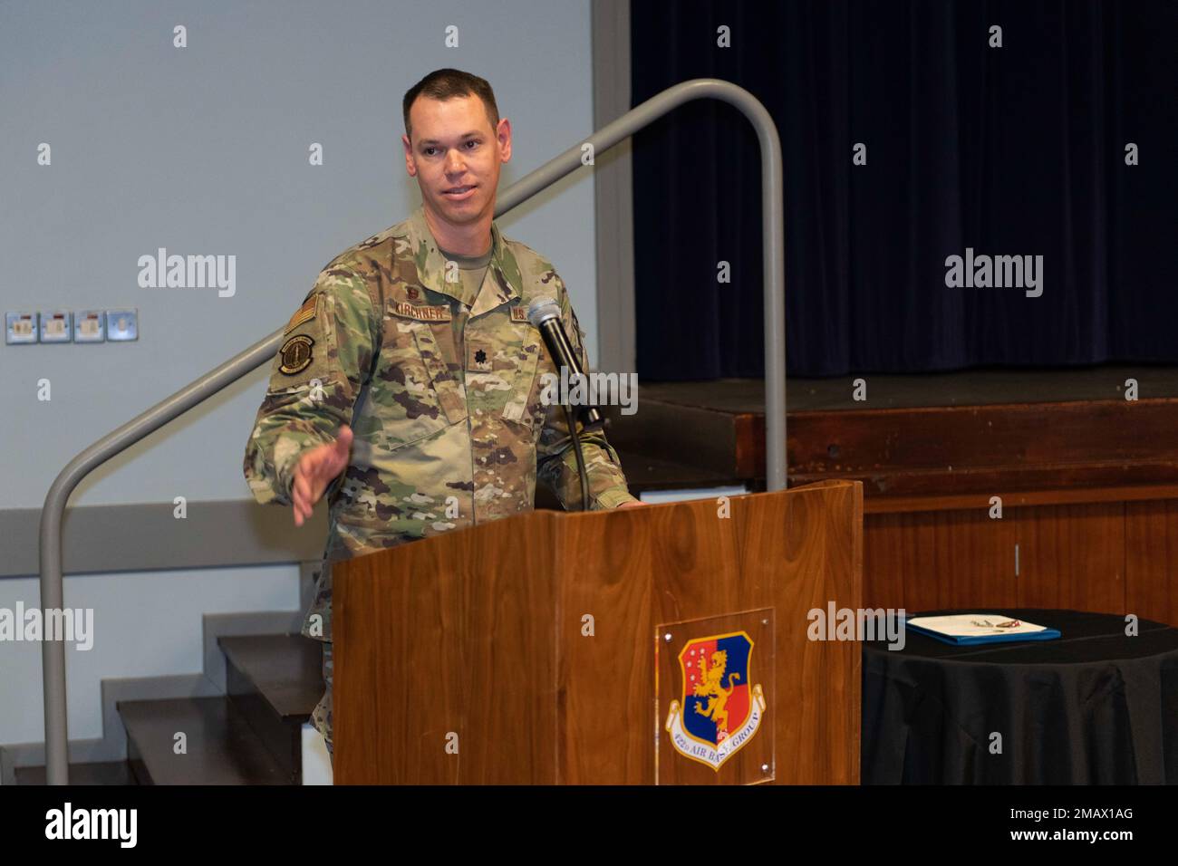 U.S. Air Force Lt. Col. Timothy Kirchner, 422nd Air Base Squadron ...