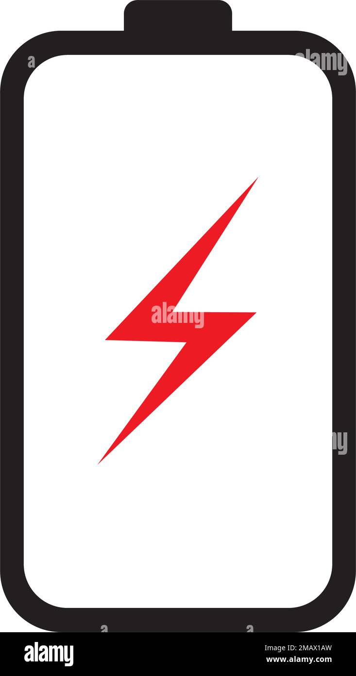 battery icon logo vektor template Stock Vector Image & Art - Alamy
