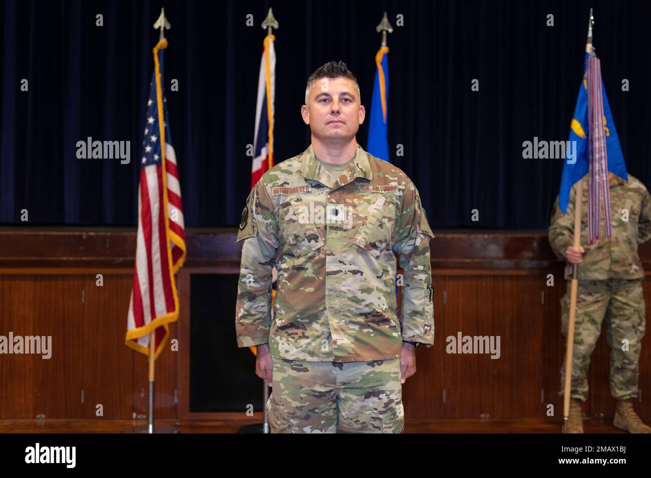U.S. Air Force Lt. Col. Christopher Hergenreter, 422nd Air Base ...