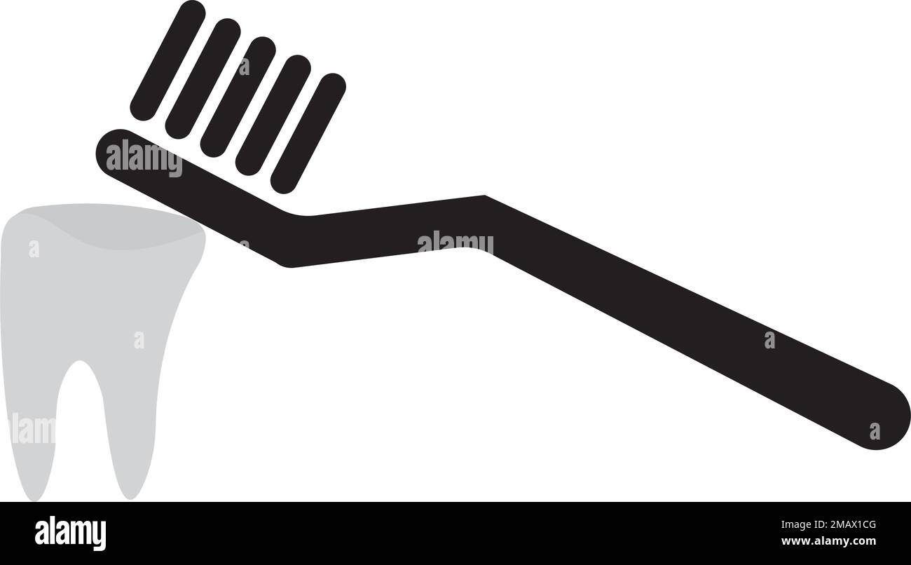 tooth brush logo vektor template Stock Vector Image & Art - Alamy
