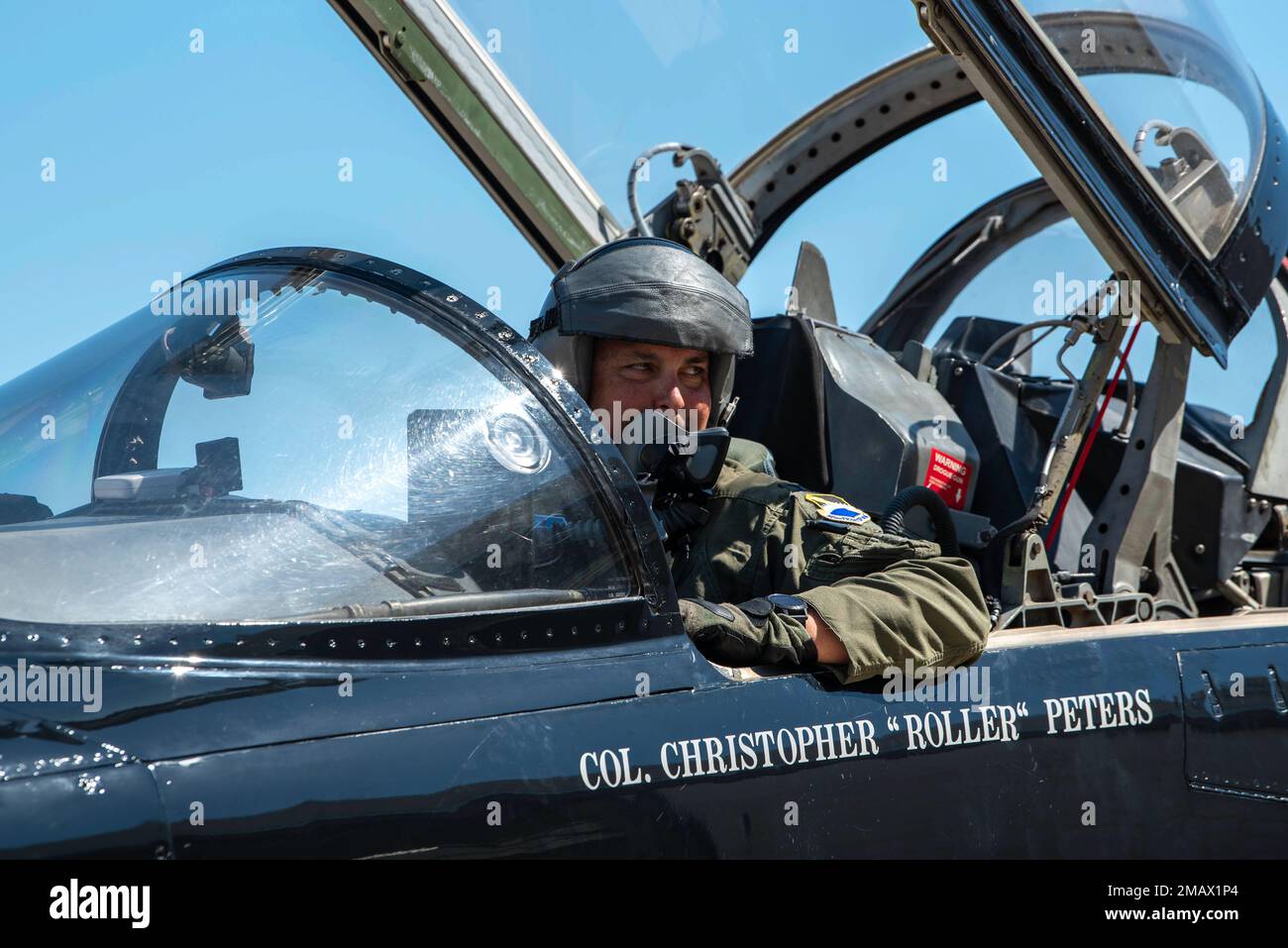 U.S. Air Force Col. Christopher Peters, 325th Fighter Wing vice ...
