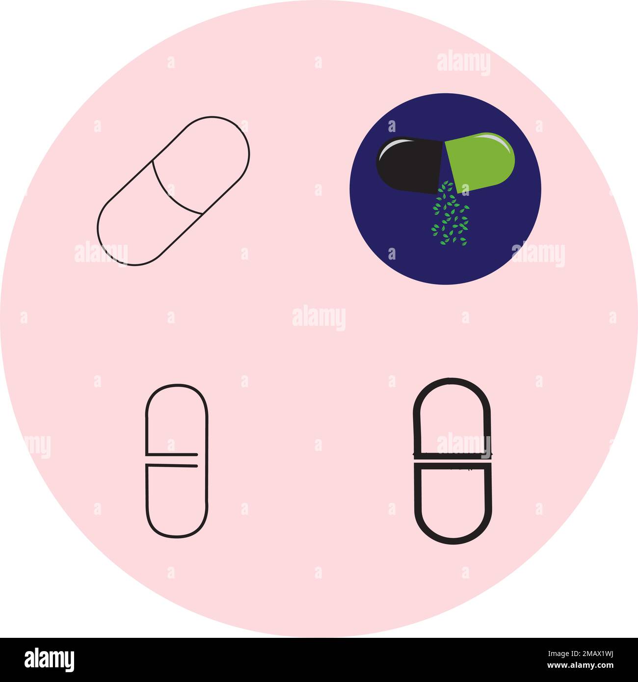 drug logo stock vektor template Stock Vector Image & Art - Alamy