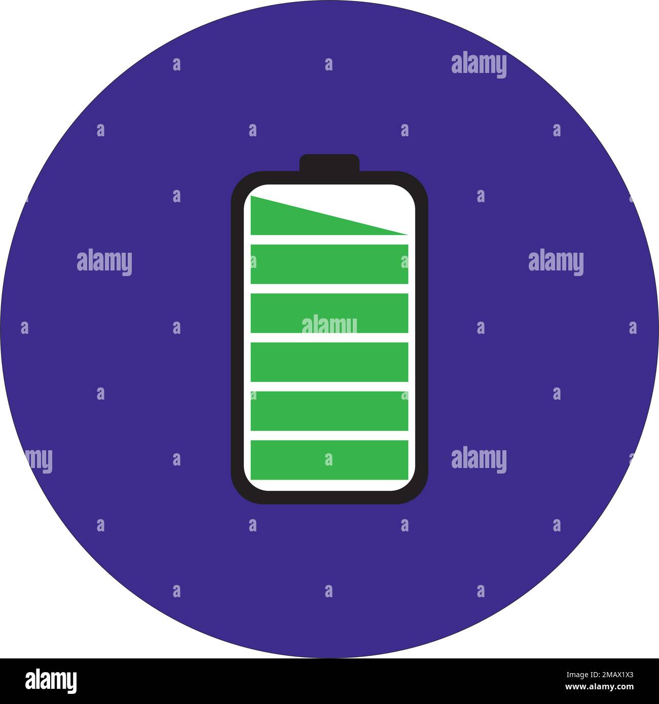 battery icon logo vektor template Stock Vector Image & Art - Alamy