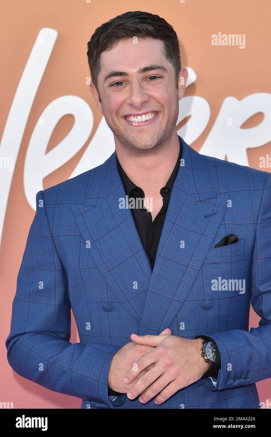 Jaren Lewison arrives at the season three premiere of "Never Have I ...