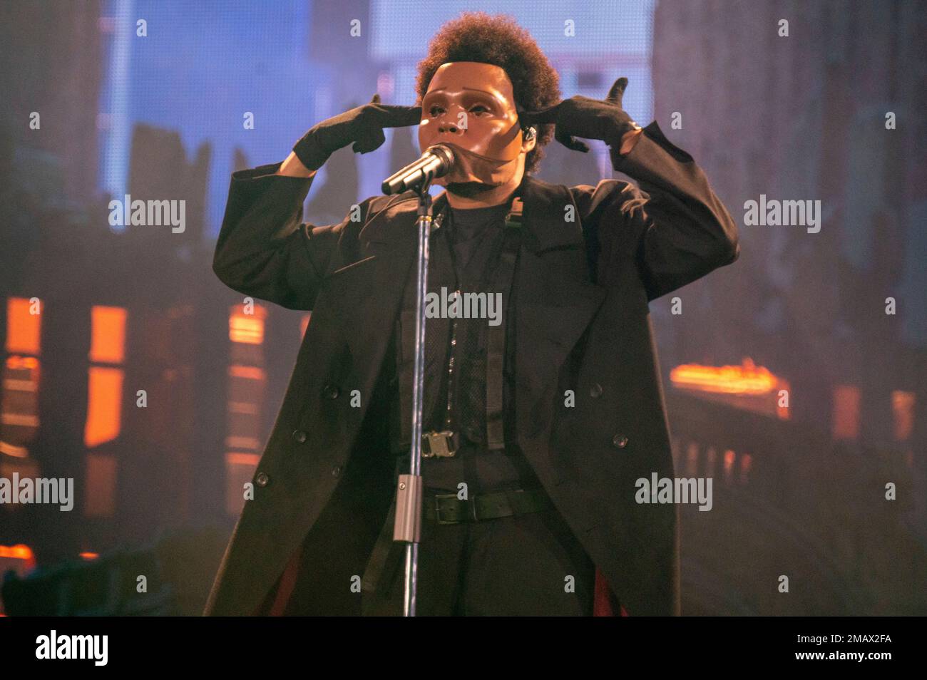 The Weeknd performs during The After Hours Til Dawn Global Stadium Tour ...