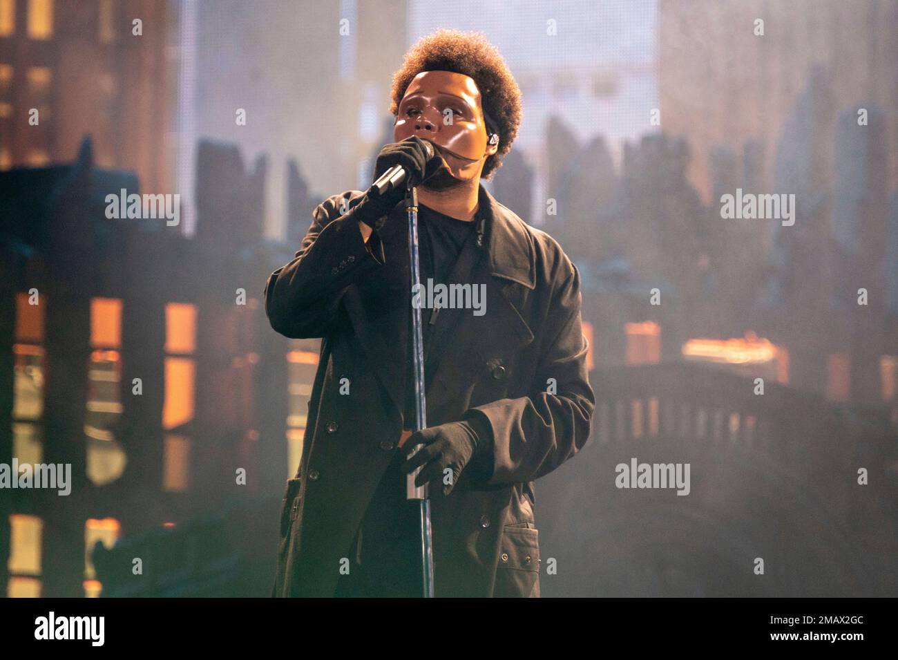 The Weeknd performs during The After Hours Til Dawn Global Stadium Tour ...