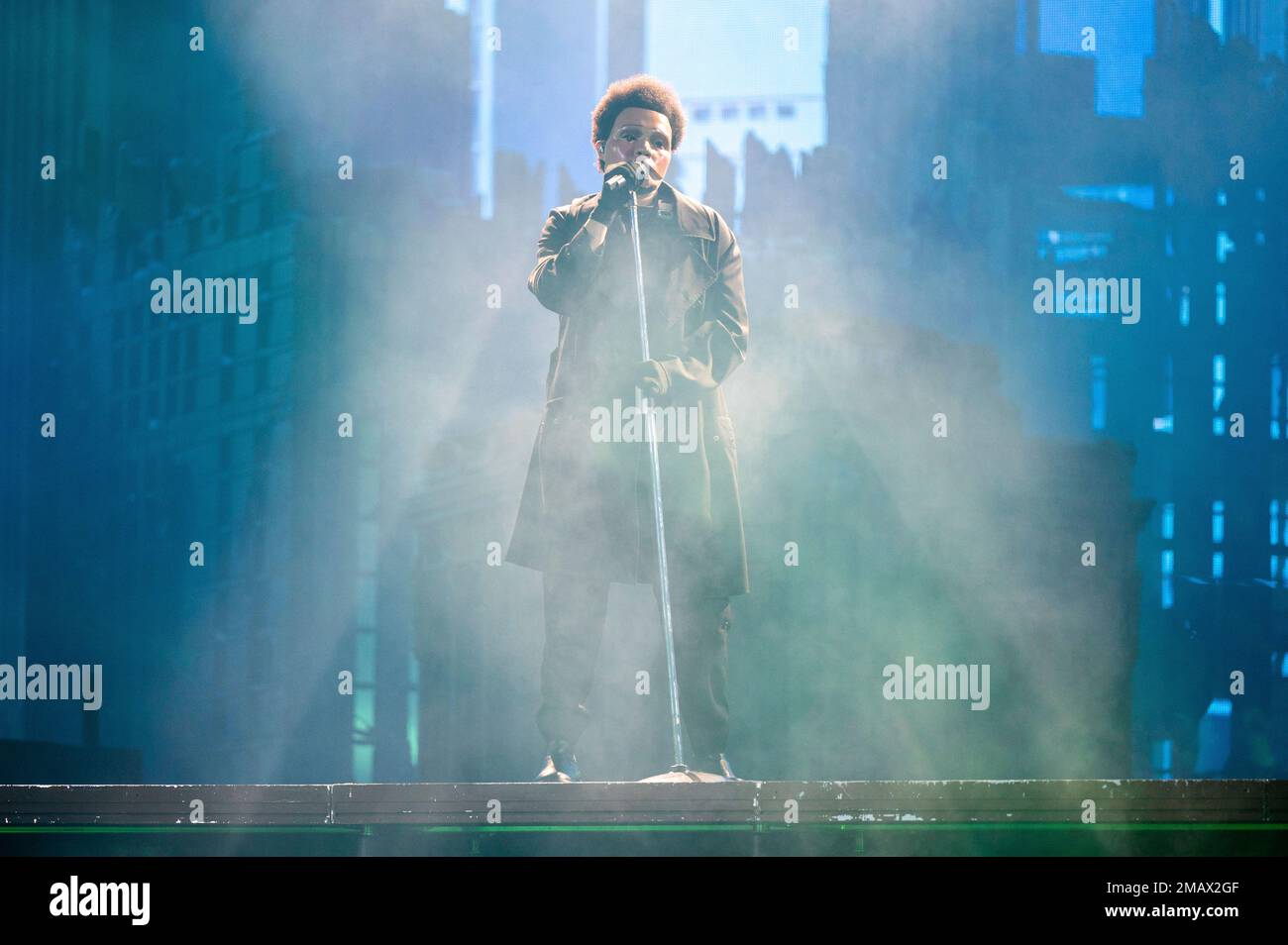 The Weeknd performs during The After Hours Til Dawn Global Stadium Tour ...
