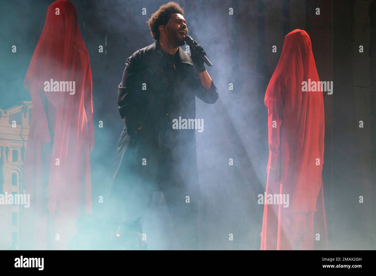 The Weeknd performs during The After Hours Til Dawn Global Stadium Tour ...