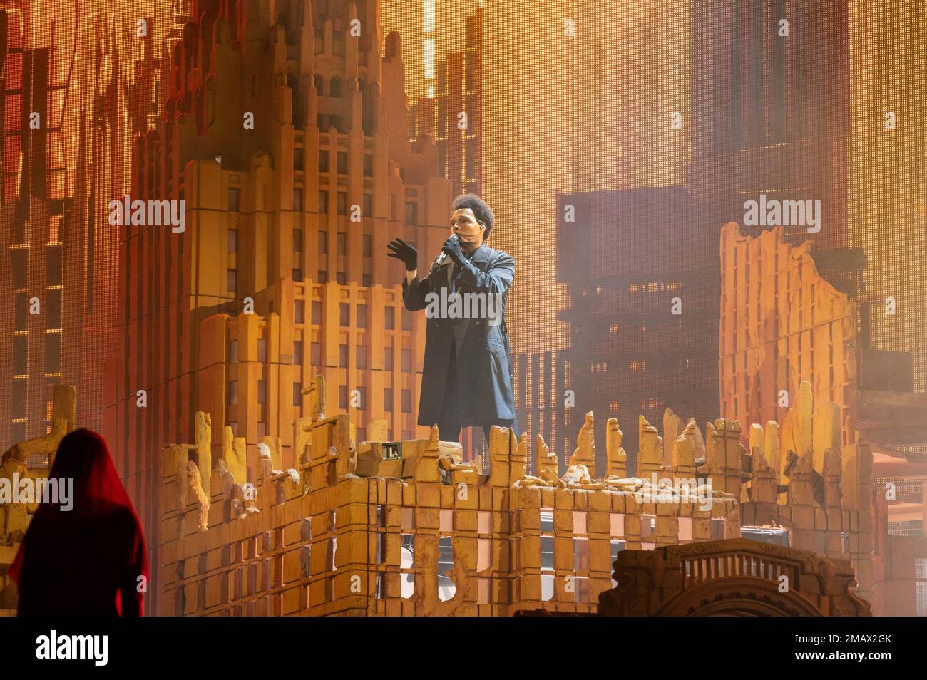 The Weeknd performs during The After Hours Til Dawn Global Stadium Tour ...