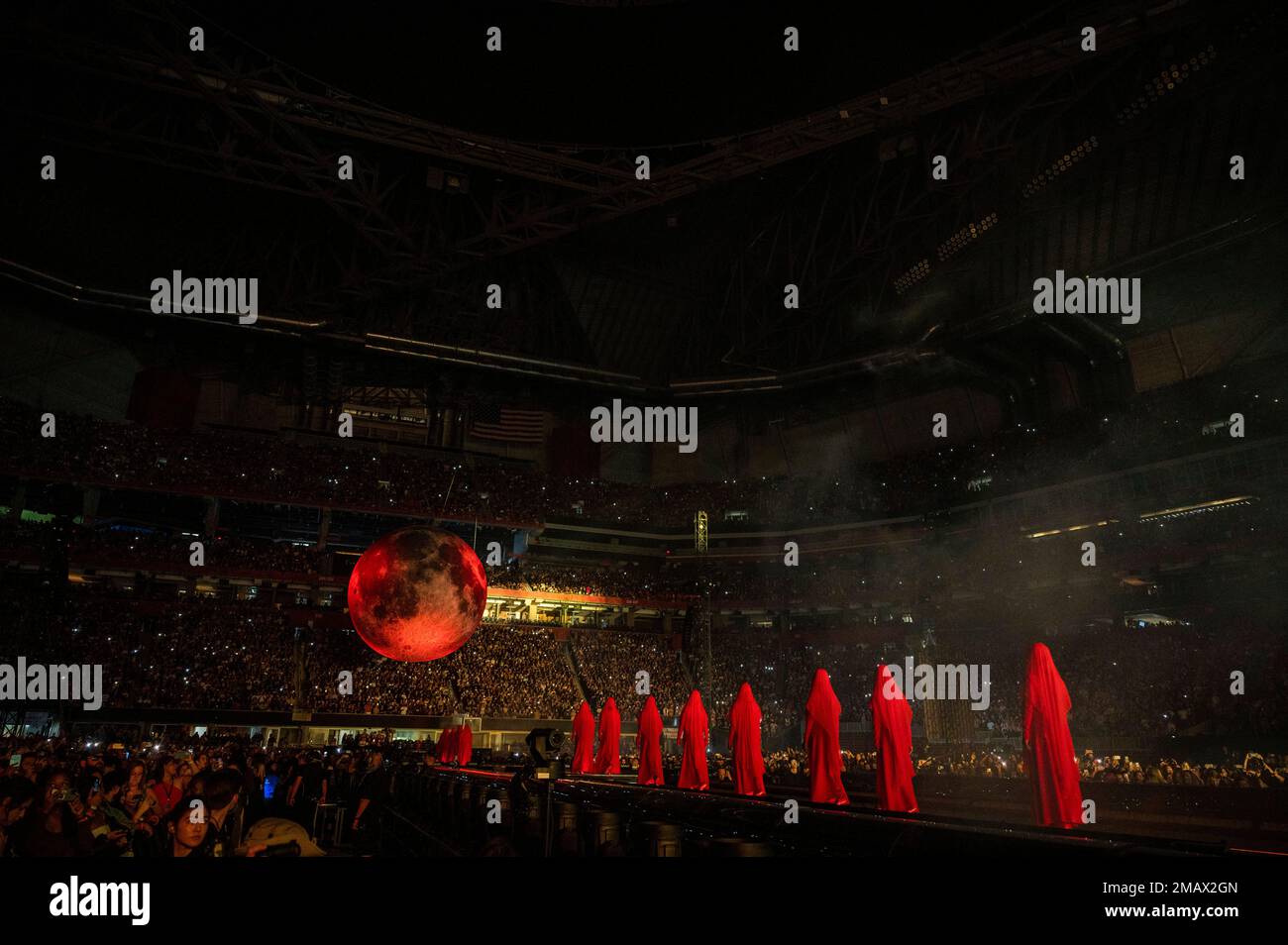 The Weeknd performs during The After Hours Til Dawn Global Stadium Tour ...