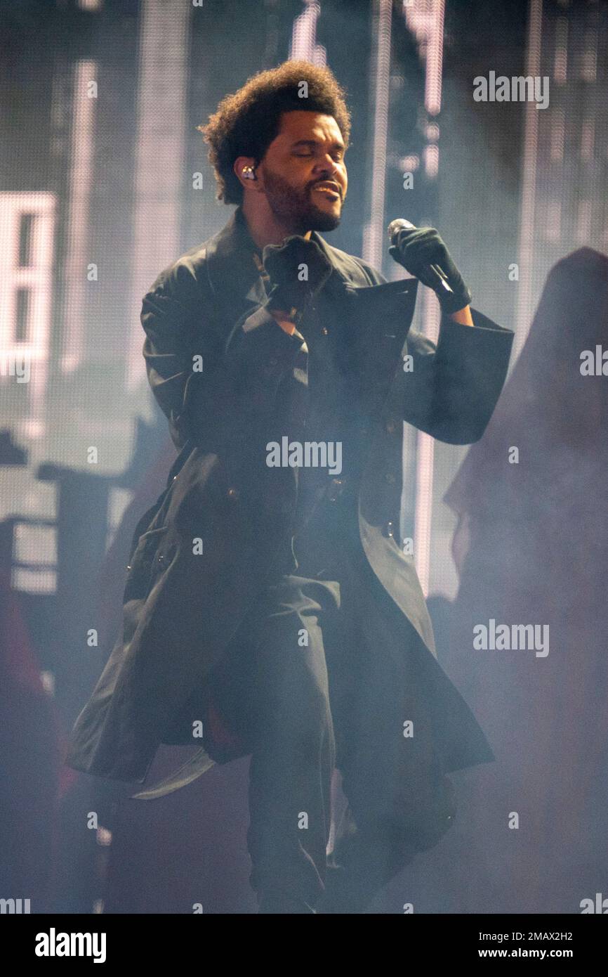 The Weeknd performs during The After Hours Til Dawn Global Stadium Tour ...