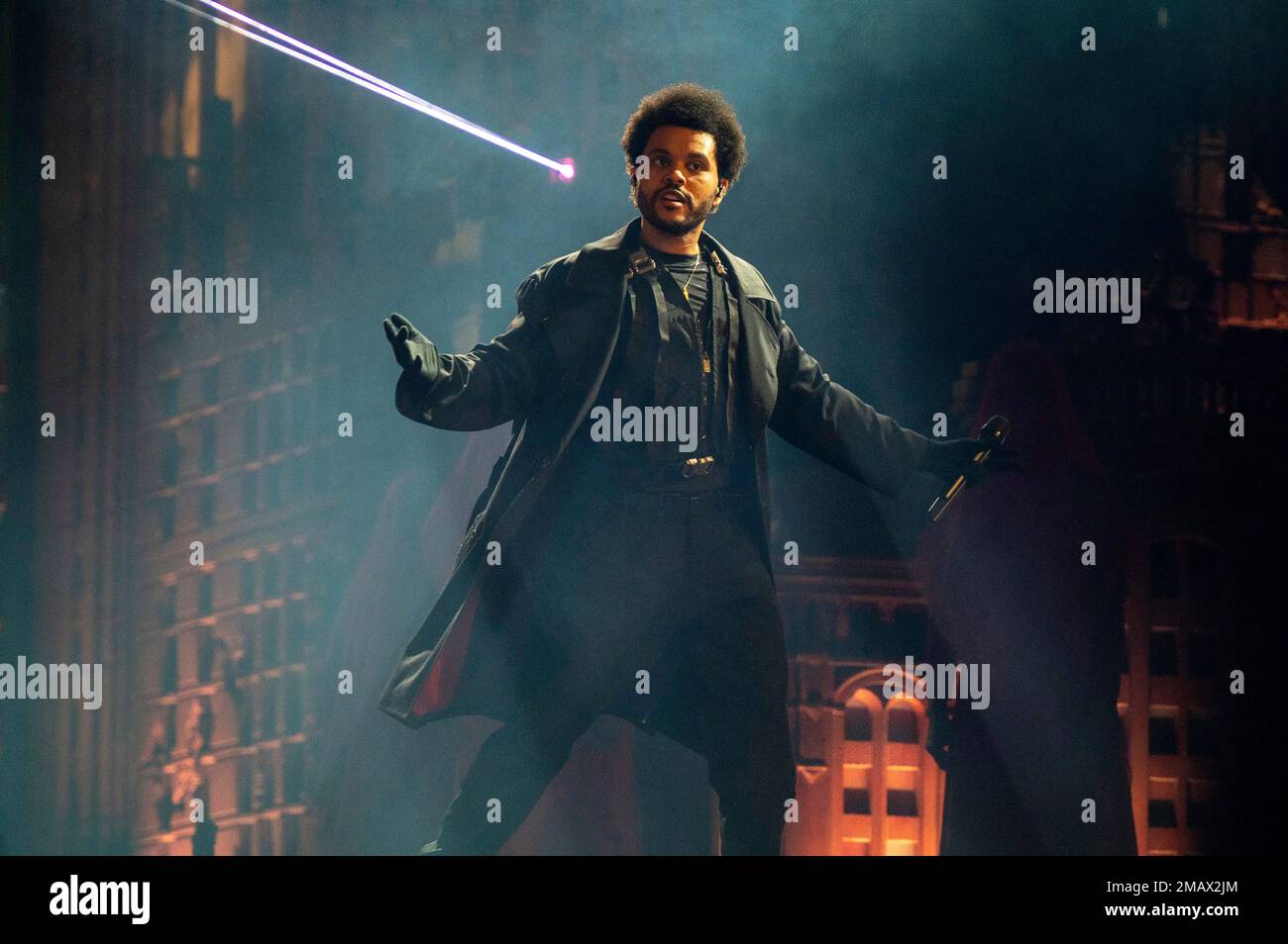 The Weeknd performs during The After Hours Til Dawn Global Stadium Tour ...
