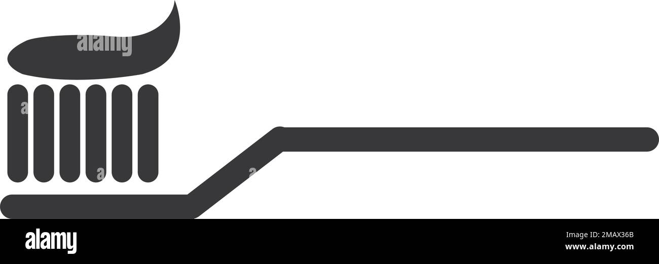 tooth brush logo vektor template Stock Vector Image & Art - Alamy