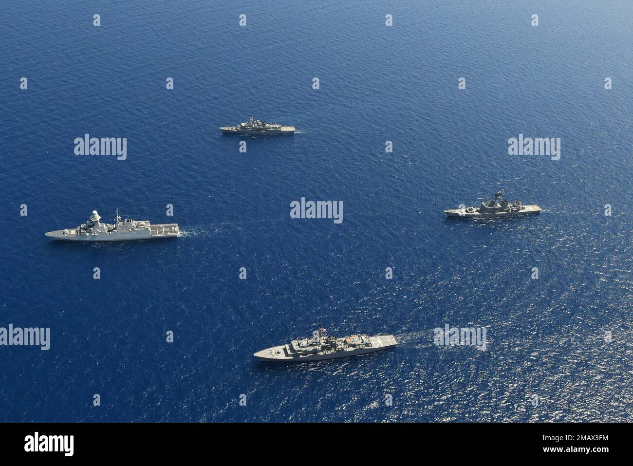MEDITERRANEAN SEA (June 6, 2022) Standing NATO Maritime Group 2 ships ...