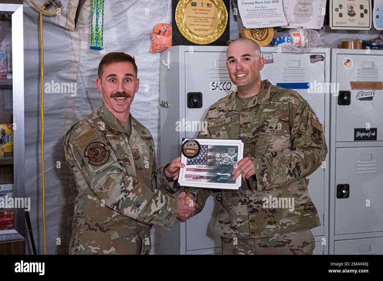 U.S. Air Force Tech. Sgt. John Farmer, a pavements & equipment ...