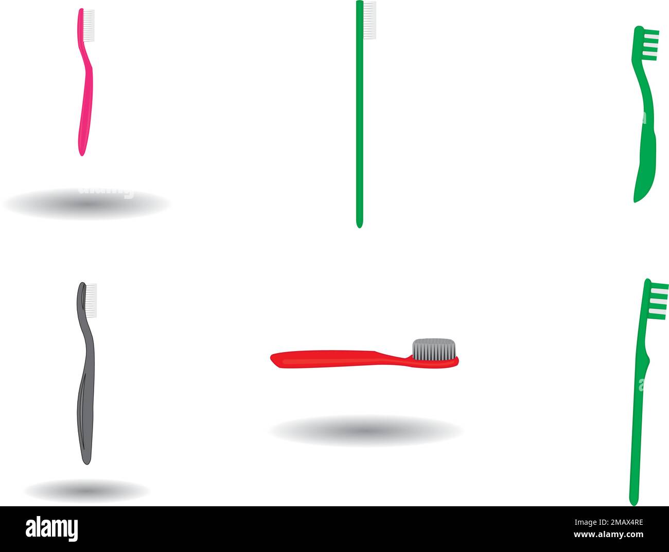 tooth brush logo vektor template Stock Vector Image & Art - Alamy