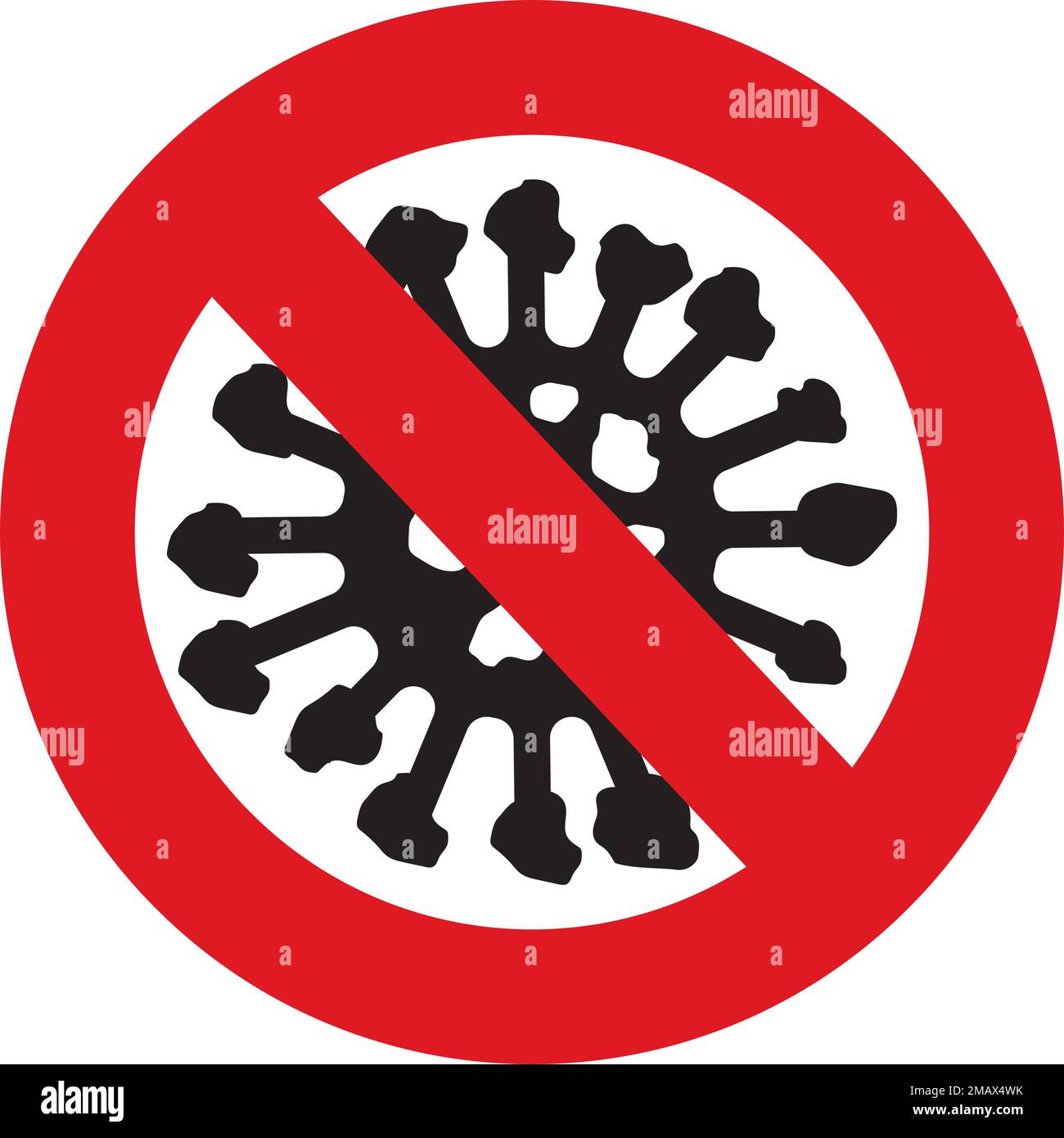 black and white virus image illustration design Stock Vector Image ...