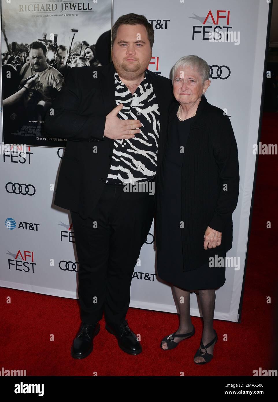 Paul Walter Hauser , Barbara "Bobi" Jewell attends the "Richard Jewell ...