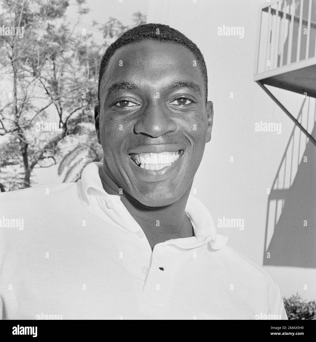 Bob Hayes, a member of the U.S. track team, is shown in Los Angeles ...