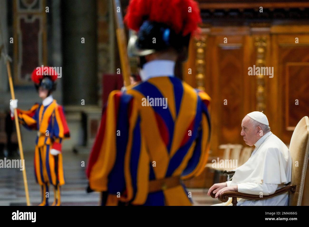 Pope Francis presides over the funeral ceremony for Cardinal Jozef ...