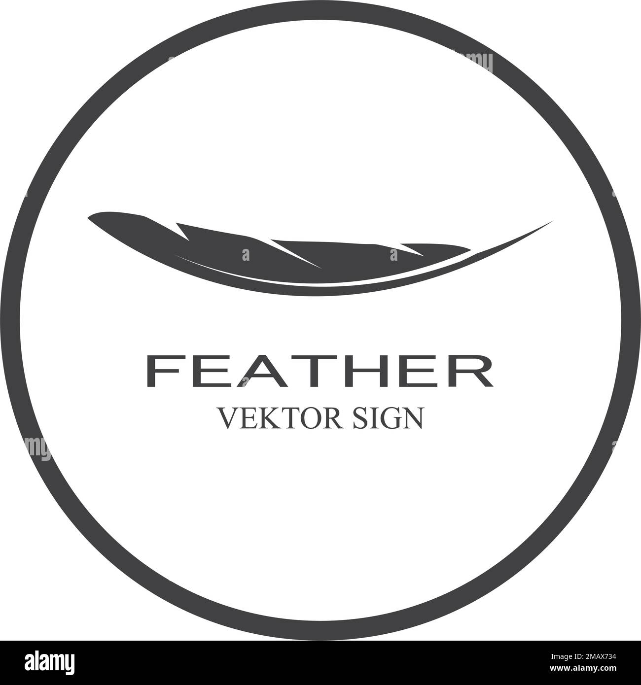 quill art logo vektor template Stock Vector Image & Art - Alamy