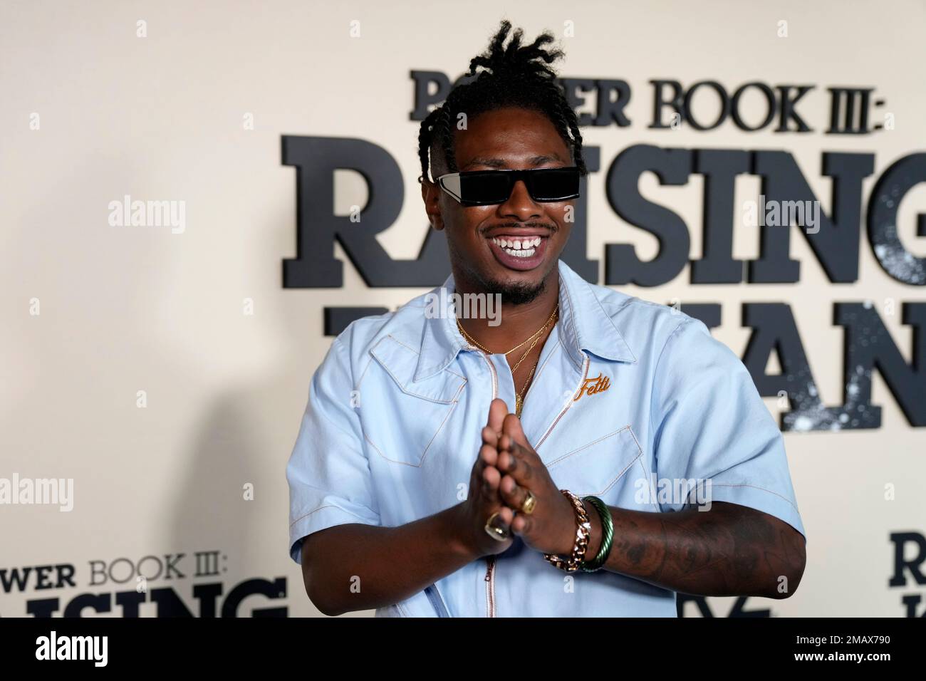 TJ Atoms attends the Starz television series "Power Book III: Raising ...