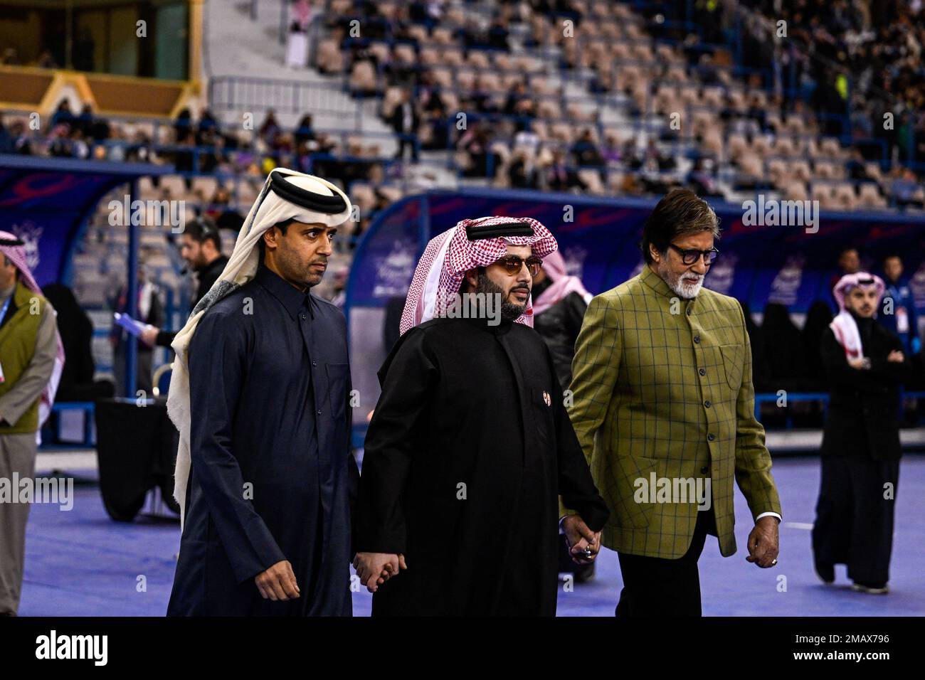 L-R : Nasser Al Khleifi, Turki Al Sheikh (Head of General Entertainment ...