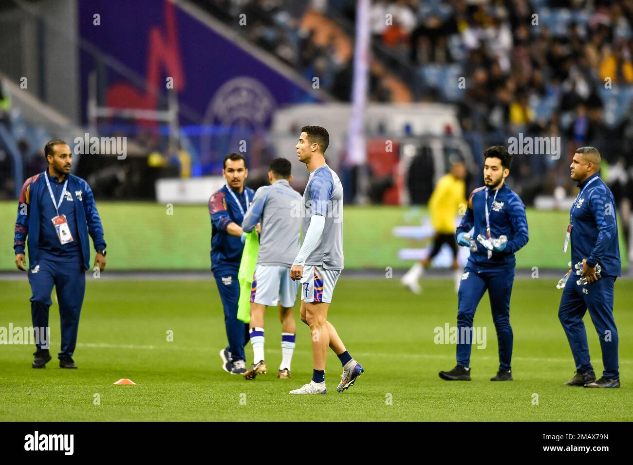 Cristiano Ronaldo seen during Riyadh Season Cup, football game between ...