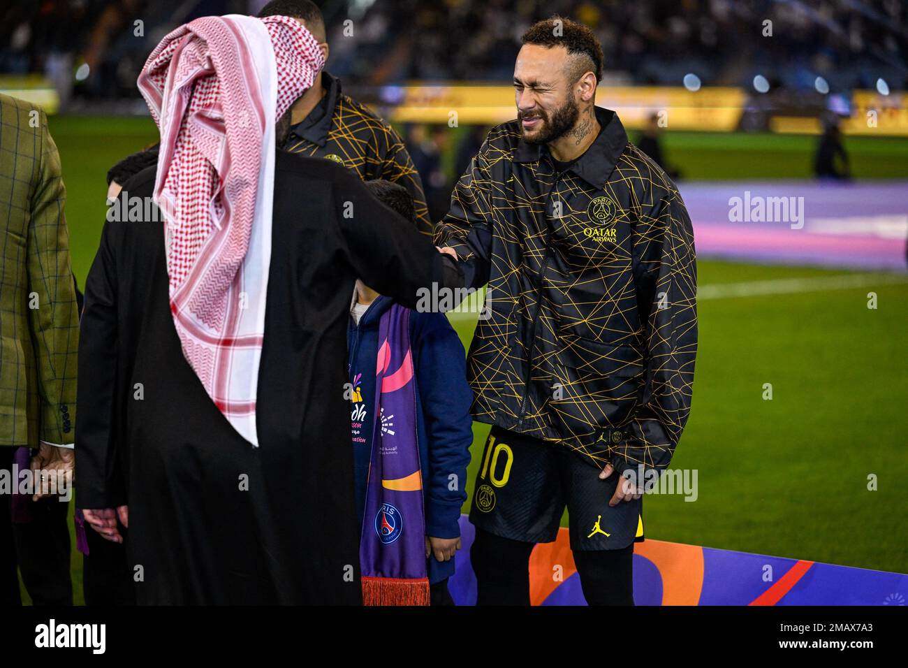 Neymar Jr seen during Riyadh Season Cup, football game between the ...