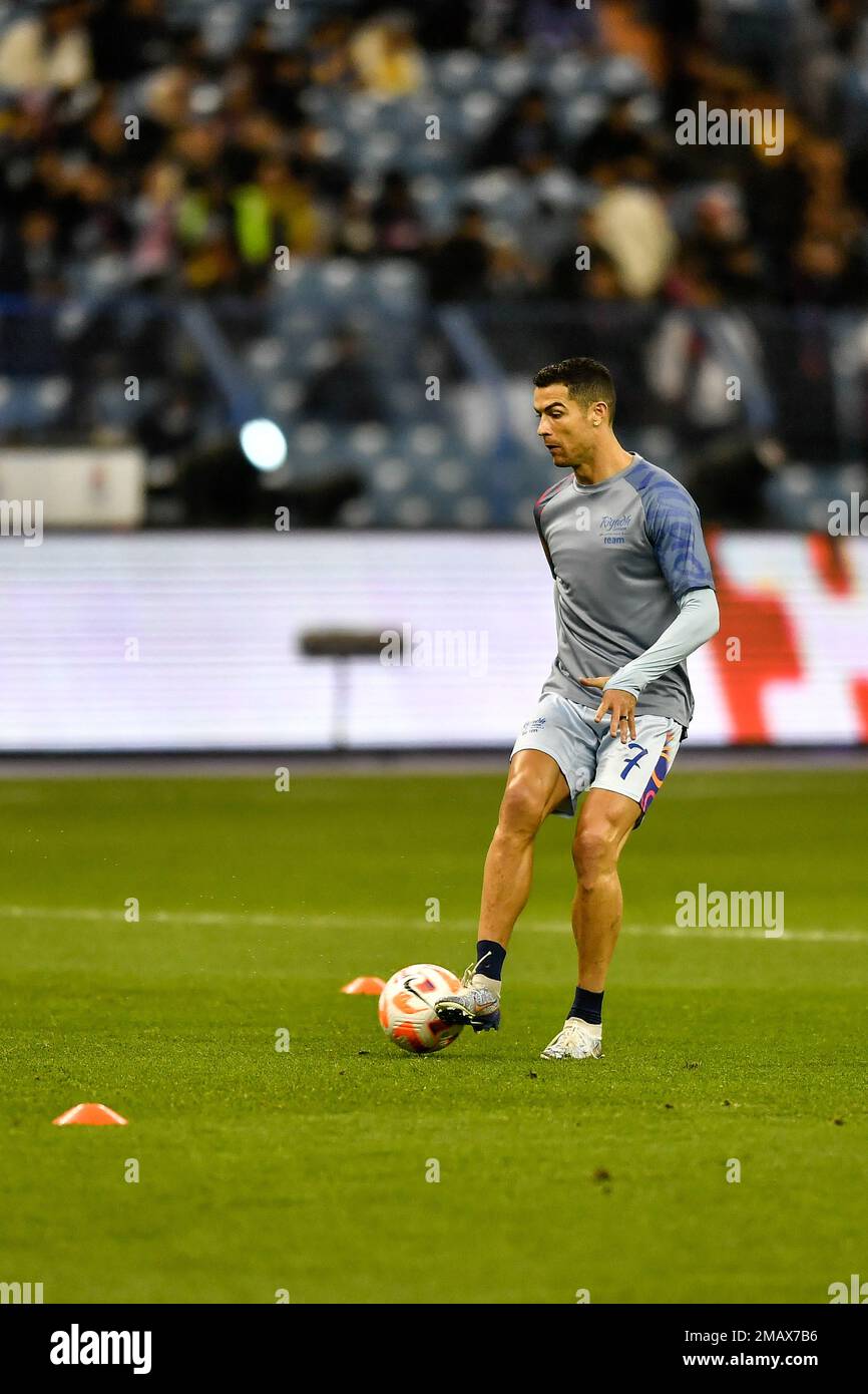 Cristiano Ronaldo seen during Riyadh Season Cup, football game between ...