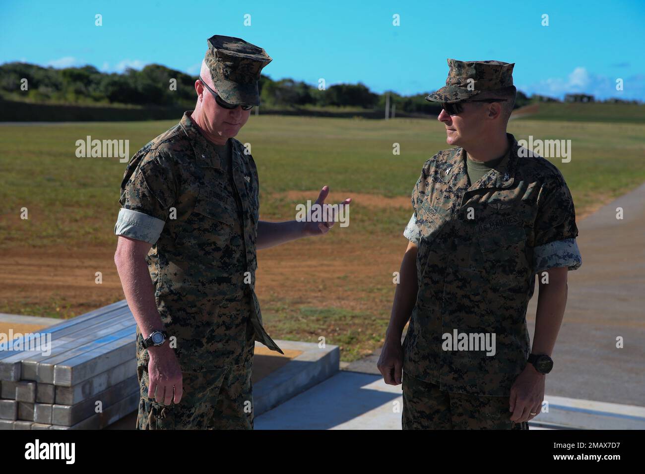 U.S. Marine Corps Brig. Gen. Ryan S. Rideout, deputy commanding general ...